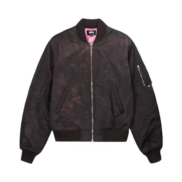 StÜssy Dyed Nylon Bomber - Brown