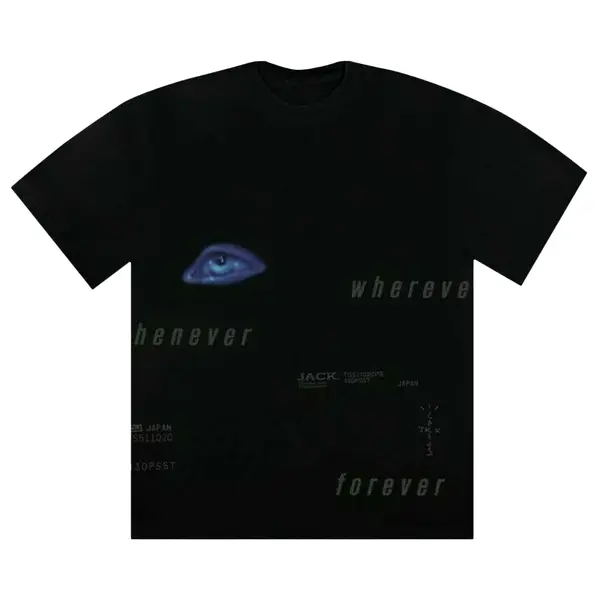 CACTUS JACK BY TRAVIS SCOTT Digital Eye T-shirt Ii - Black