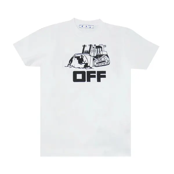 Off-White World Caterpillar Short-sleeve Slim Tee /black - White