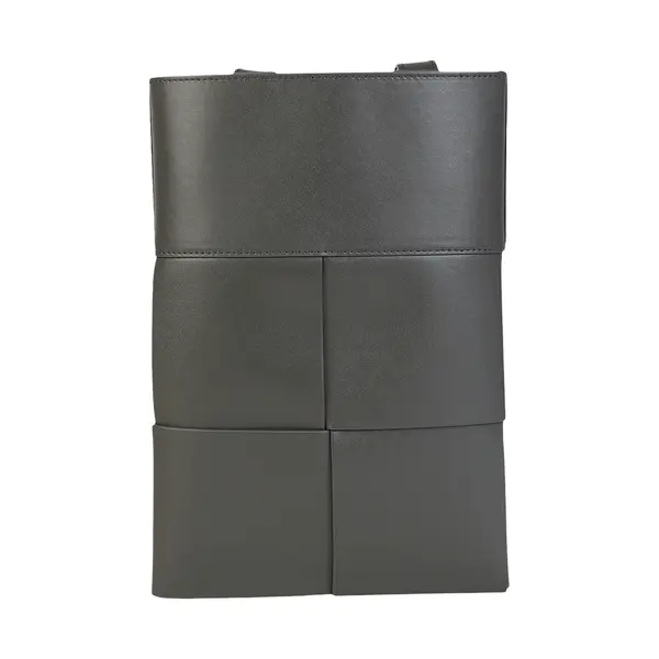 Bottega Veneta Intrecciato Woven Crossbody Bag - Grey