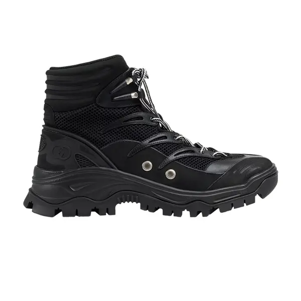 Gucci Lace-up Boots - Black