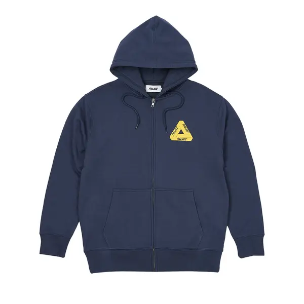 PALACE Tri-puff Print Zip Hoodie - Blue