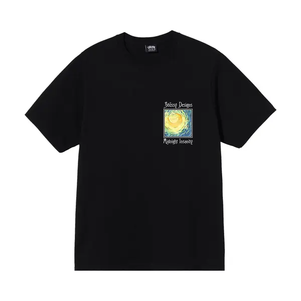 StÜssy Midnight Insanity Tee - Black