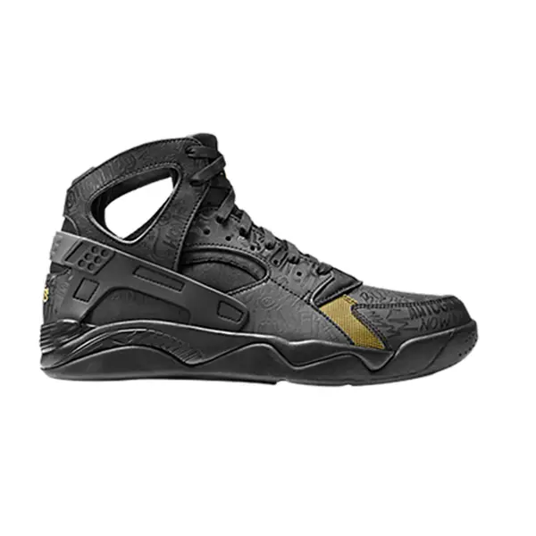 Nike Flight Huarache Premium 'trash Talk' Sneakers - Black