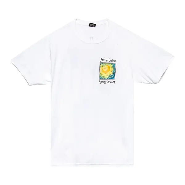 StÜssy Midnight Insanity Tee - White