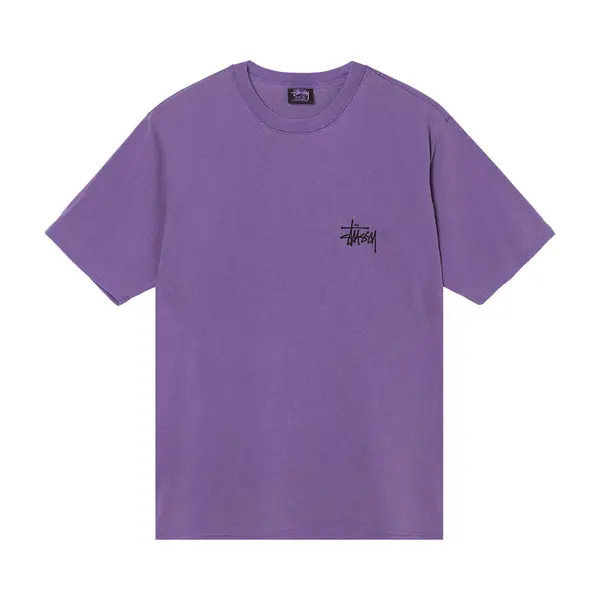 StÜssy Skull Wings Pigment Dyed Tee - Purple