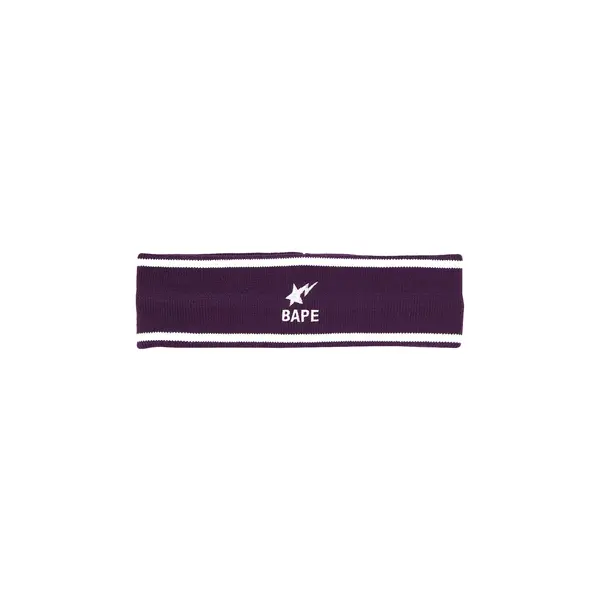 A BATHING APE Headband - Purple