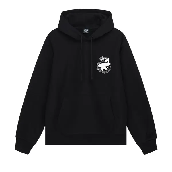 StÜssy Beach Roots Hoodie - Black