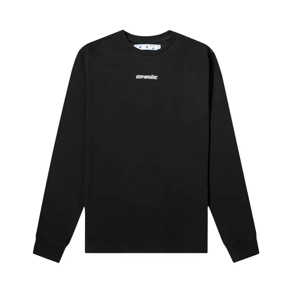 Off-White Marker Long-sleeve Tee /red