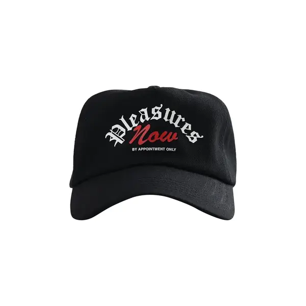 PLEASURES Appointment Unconstructed Snapback - Black