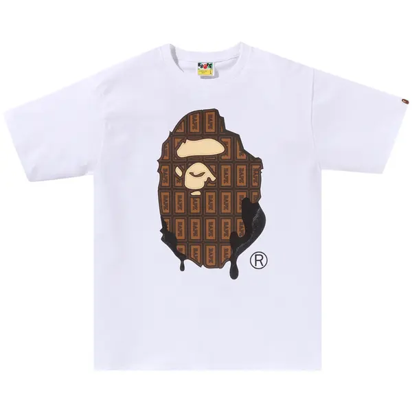 A BATHING APE Valentine Chocolate Ape Head Tee