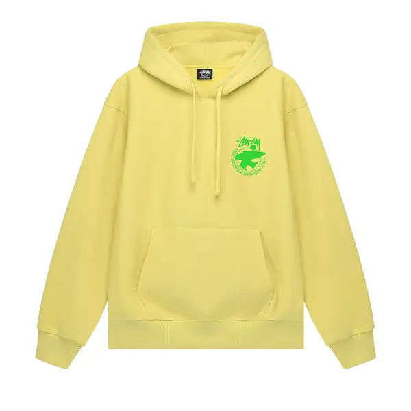 StÜssy Beach Roots Hoodie - Yellow