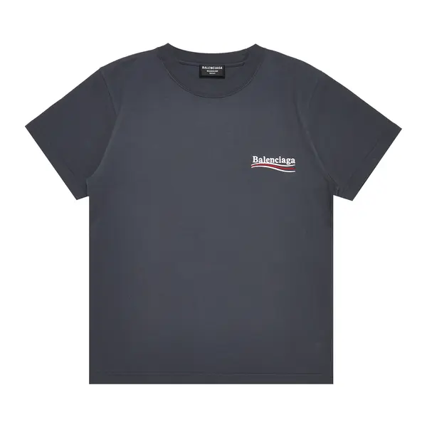 Balenciaga Small Fit T-shirt 'dark /white - Grey
