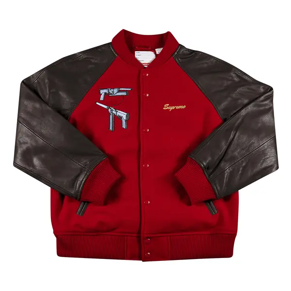Supreme Aeon Flux Varsity Jacket - Red