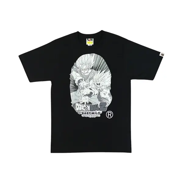 A BATHING APE X Dragon Ball Z Big Ape Head Tee - Black