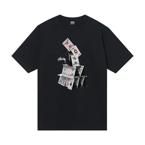 StÜssy House Of Cards Tee - Black