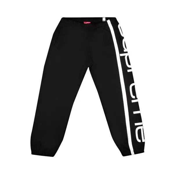 Supreme Big Logo Paneled Sweatpant - Black