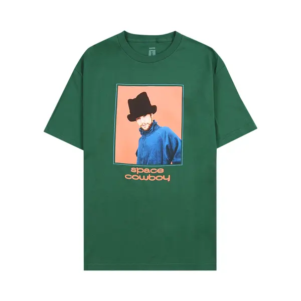 PLEASURES Space Cowboy T-shirt 'hunter - Green