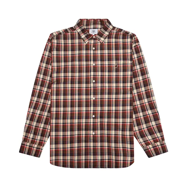 A BATHING APE Mini Check Loose Fit Shirt