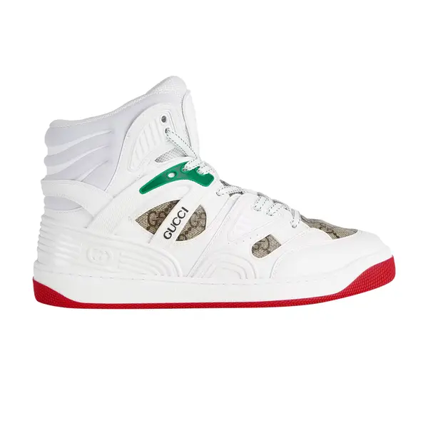Gucci Basket High-top Sneakers - White