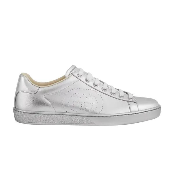 Gucci Ace Metallic Sneakers - Silver