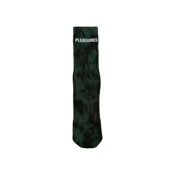 PLEASURES Indie Dye Socks - Green