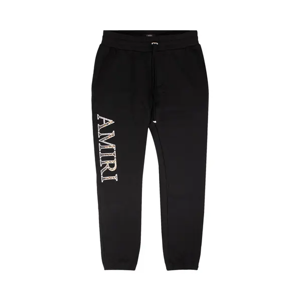 Amiri Leopard Applique Sweatpant Set
