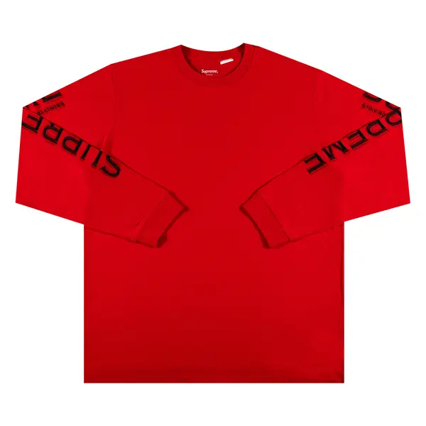 Supreme Intarsia Sleeve Long-sleeve Top