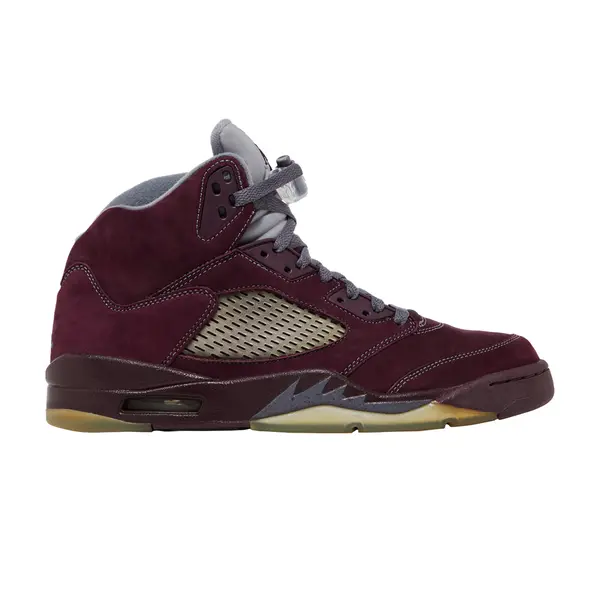 JORDAN 5 Retro Ls 'burgundy' 2006 - Red