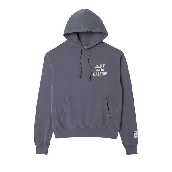 GALLERY DEPT. French Logo Vintage Hoodie - Blue