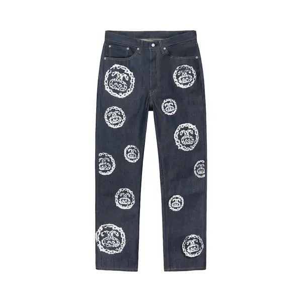 StÜssy X Denim Tears 501 Jean - Blue