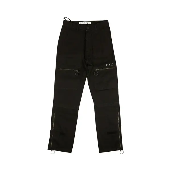 Off-White Logo Slim Cargo Pants - Black