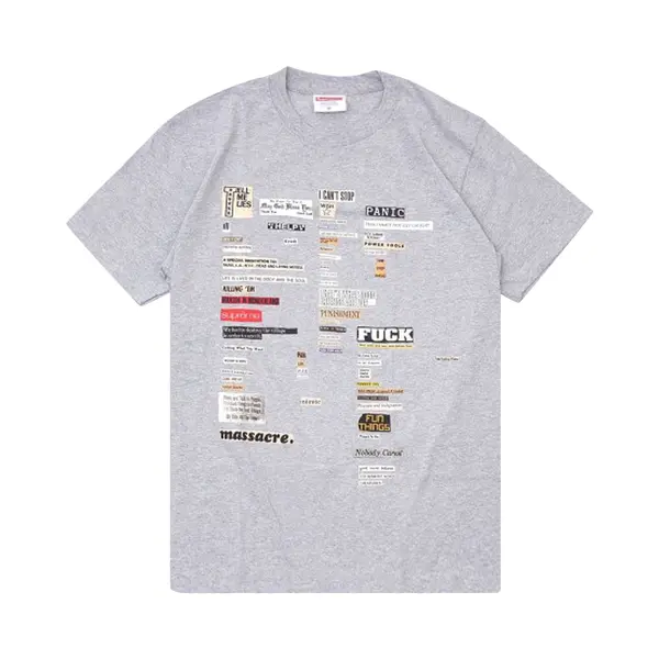 Supreme Cutouts Tee 'heather - Grey