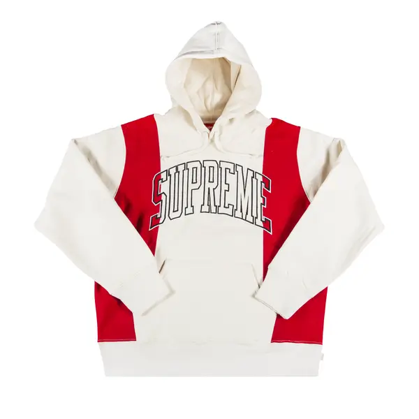 Supreme Paneled Arc Hooded Sweatshirt - Tan
