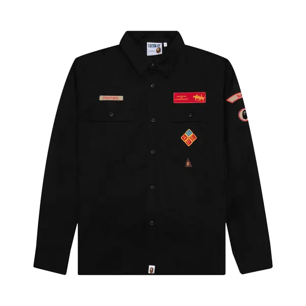 A BATHING APE Relaxed Fit Boyscout Shirt