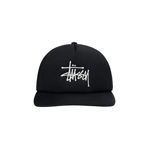 StÜssy Big Basic Trucker Cap - Black