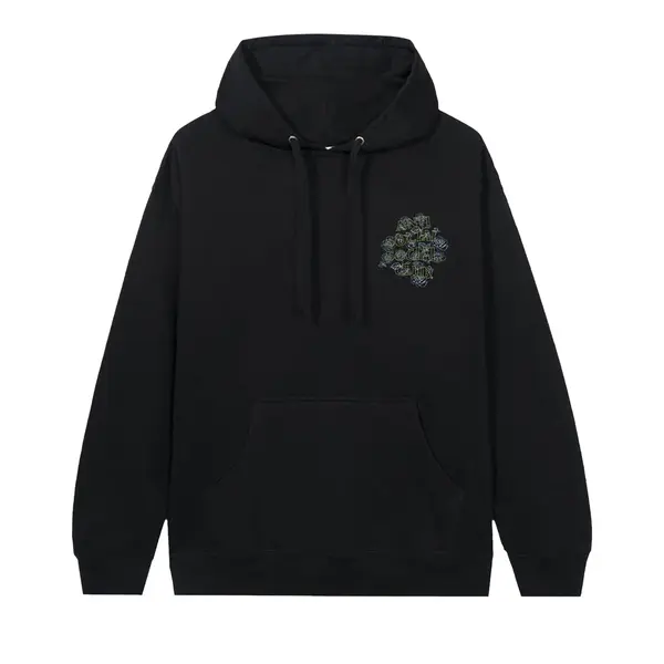ANTI SOCIAL SOCIAL CLUB Strip Hooded Sweatshirt - Black