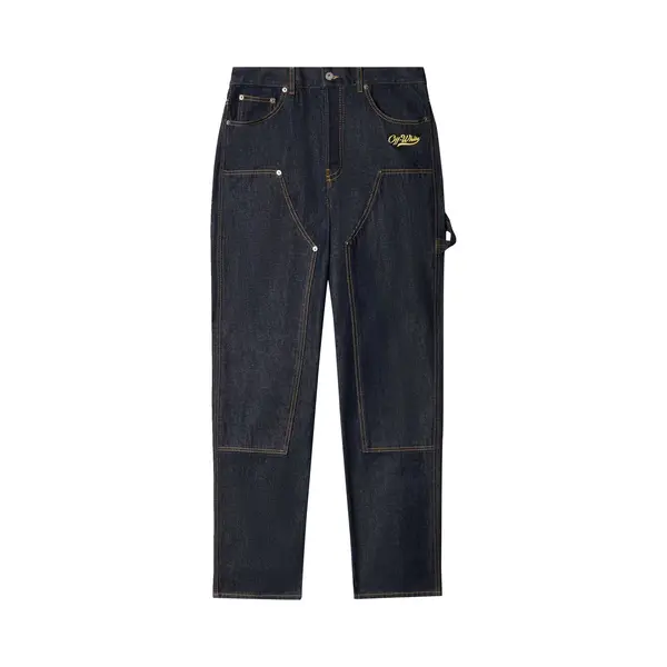 Off-White Wave Off Denim Skate Carpenter Pants