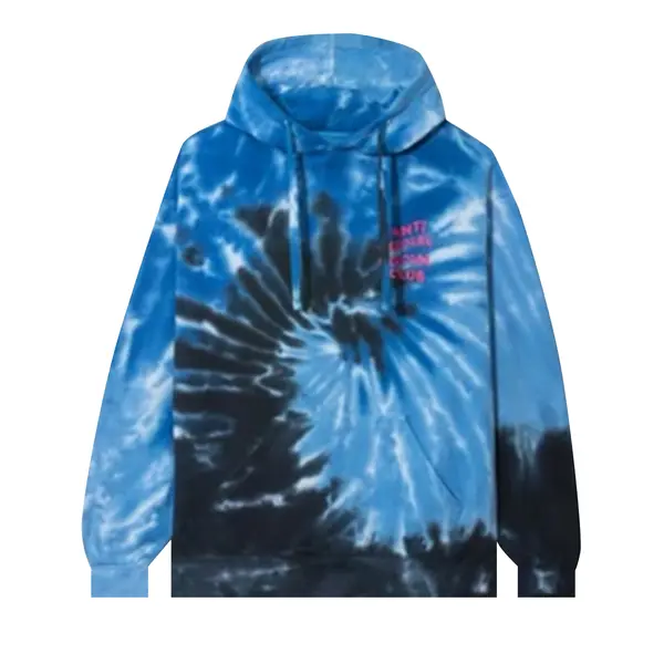 ANTI SOCIAL SOCIAL CLUB Maniac Tie Dye Hoodie - Blue