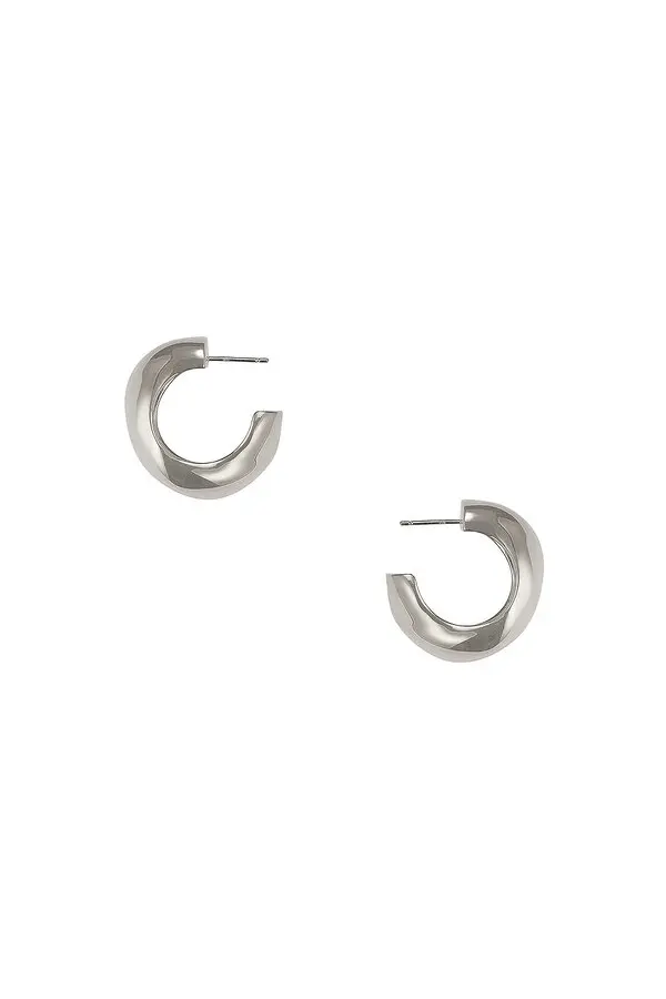 Agmes Small Celia Hoop Earrings - Sterling Silver