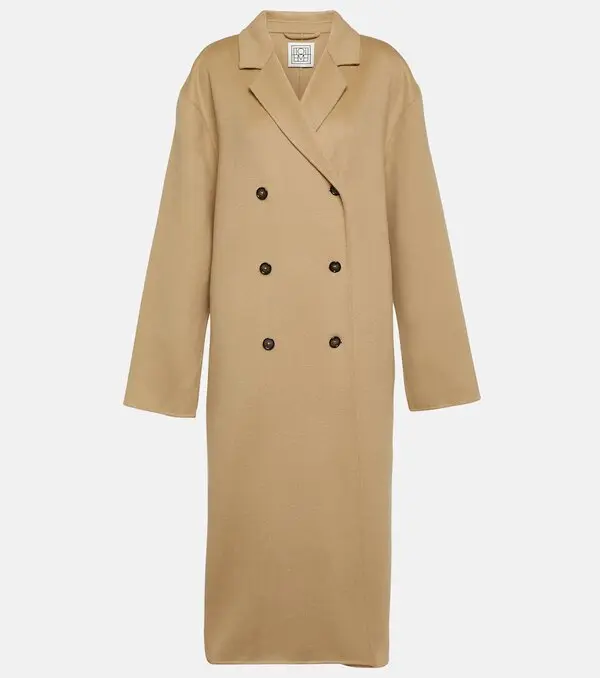 TOTEME Oversized Double-breasted Wool Coat