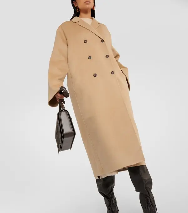 TOTEME Oversized Double-breasted Wool Coat