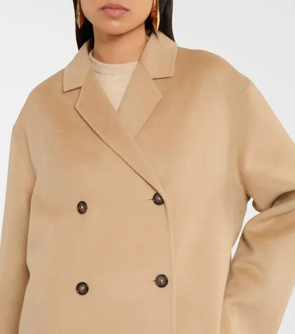 TOTEME Oversized Double-breasted Wool Coat