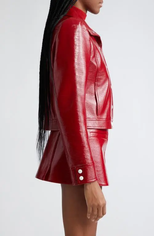 COURREGES Re-edition Vinyl Jacket - Red