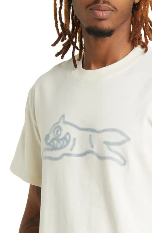 ICECREAM Burner Oversize Running Dog T-shirt