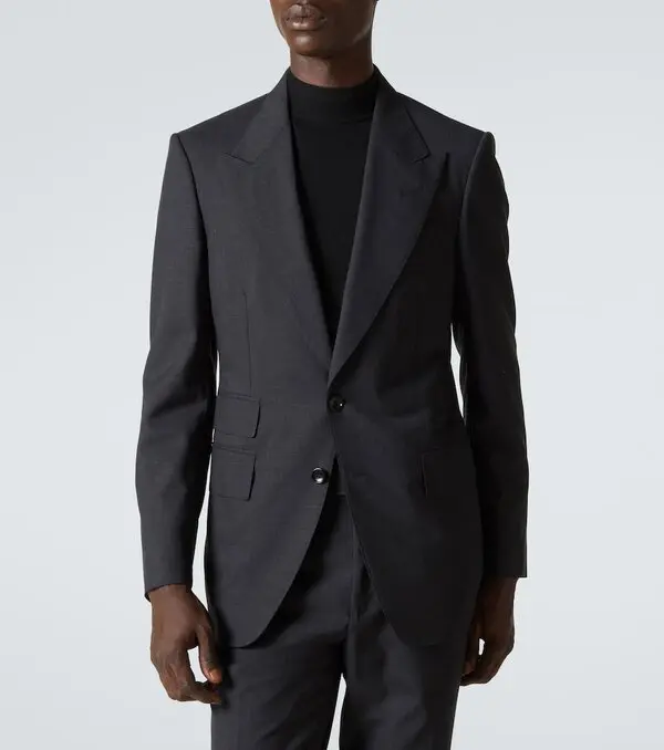TOM FORD Shelton Super 120's Wool Suit - Grey