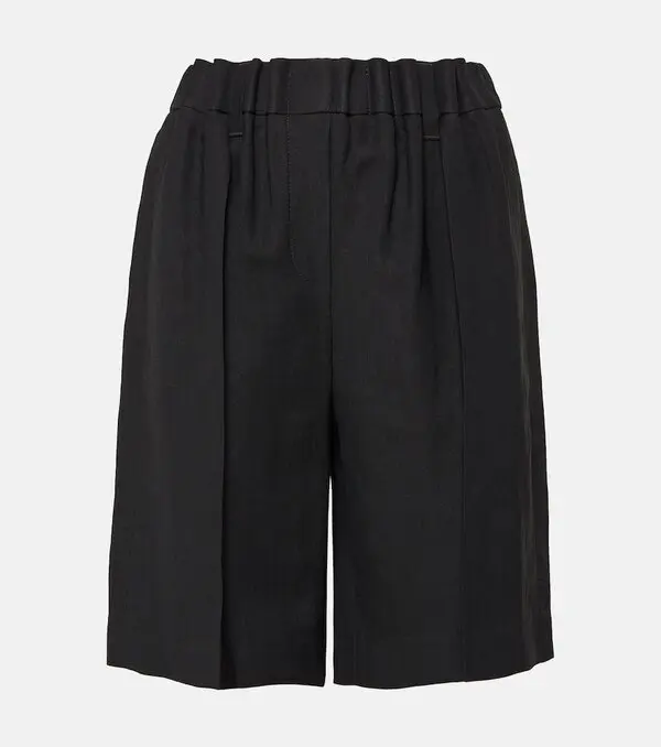 Brunello Cucinelli Twill Shorts - Black