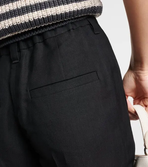 Brunello Cucinelli Twill Shorts - Black
