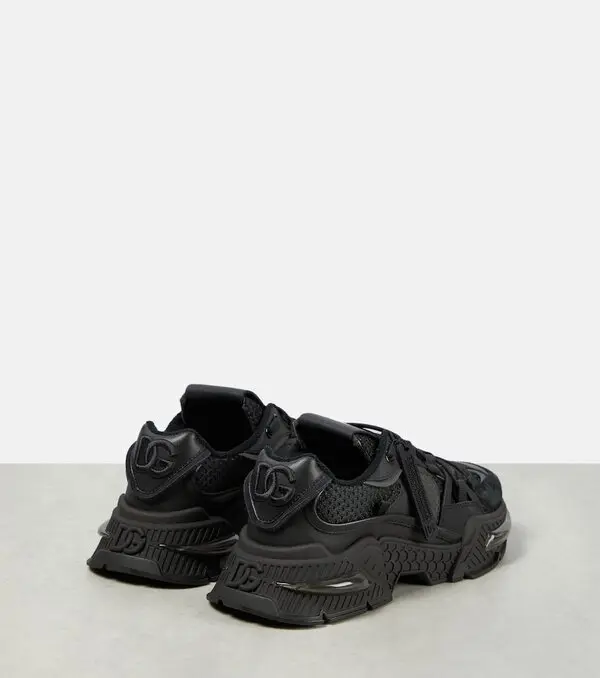 Dolce & Gabbana Airmaster Lace-up Sneakers - Black
