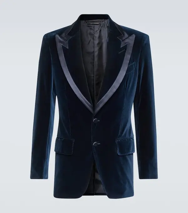 TOM FORD Atticus Velvet Tuxedo Jacket